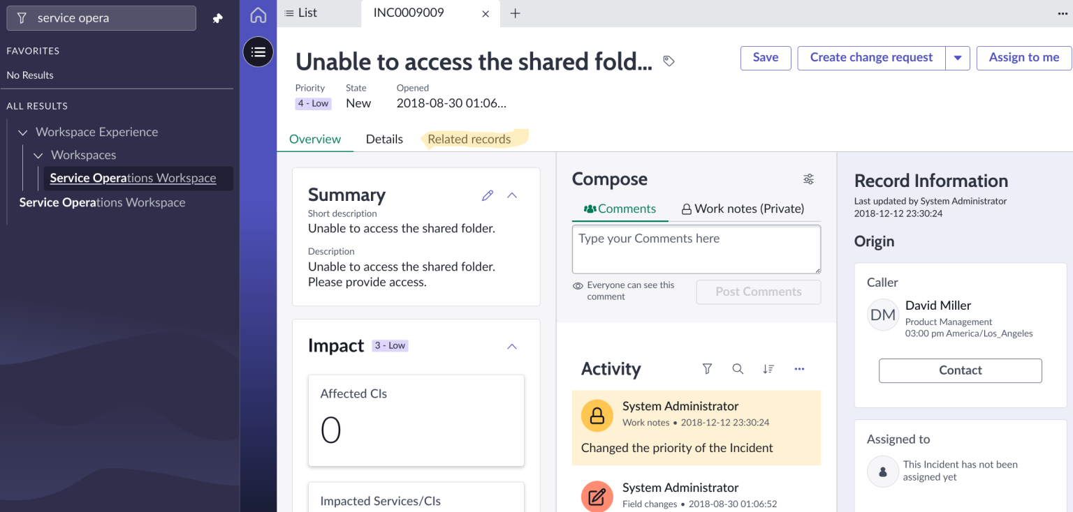Editing Related Lists in Service Operations Workspace – DevMyDay ServiceNow blog